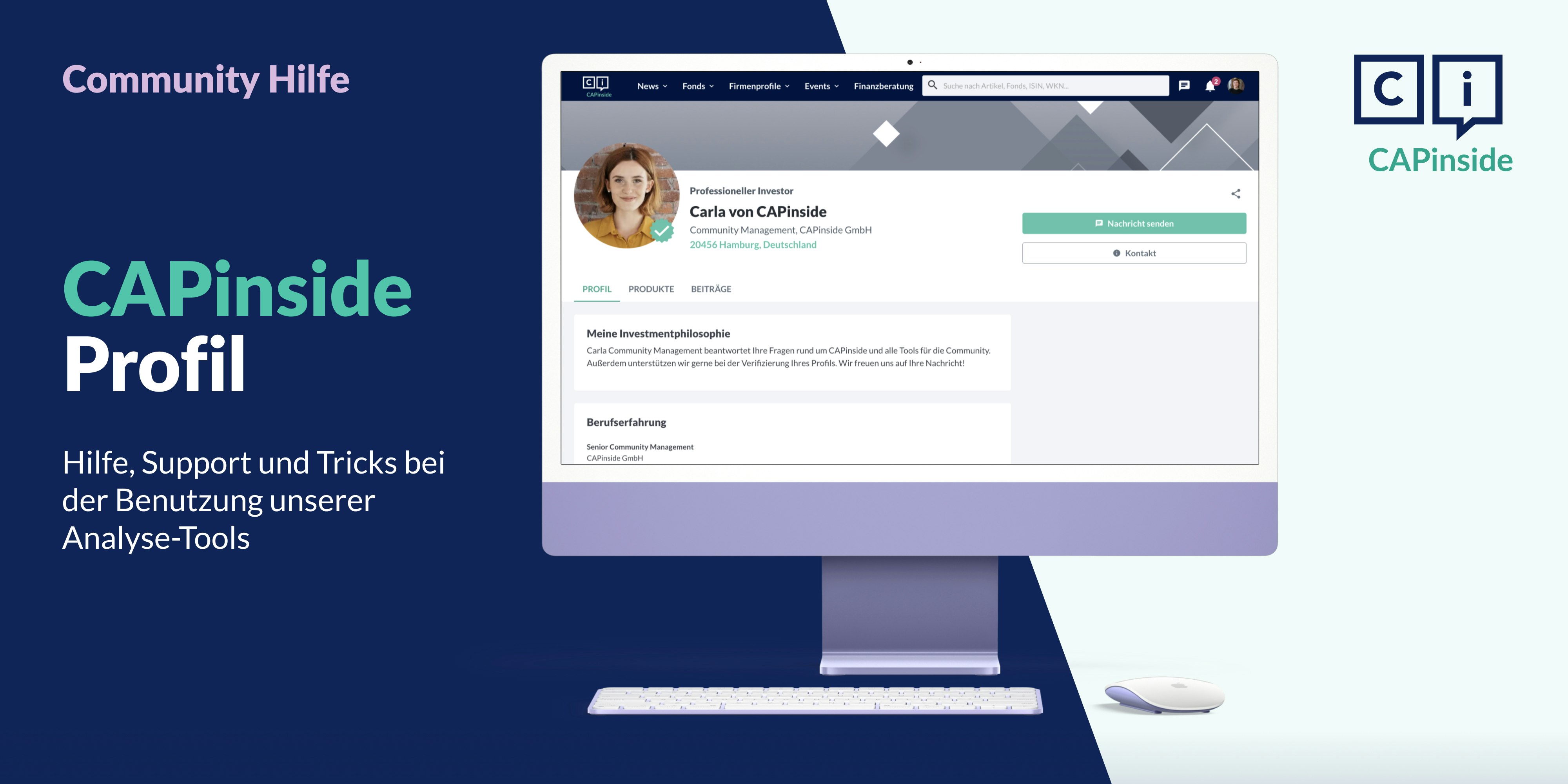 So optimieren Sie Ihr CAPinside-Profil | CAPinside